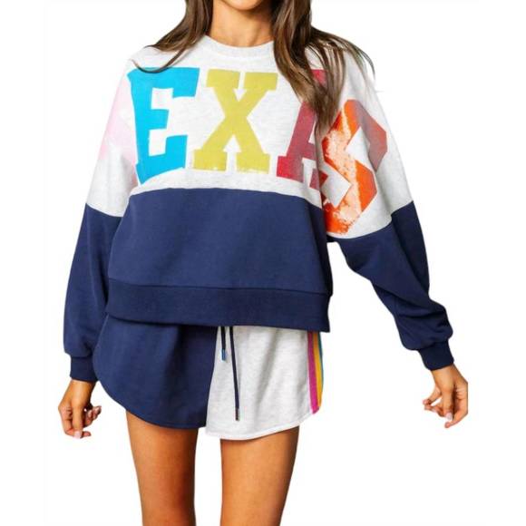 QUEEN OF SPARKLES | Tops | New Queen Of Sparkles Texas Queen Colorblock ...